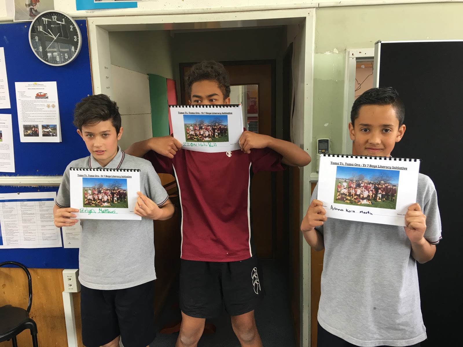 Room 13 @ Casebrook Intermediate: Tama Tū Tama Ora 2017