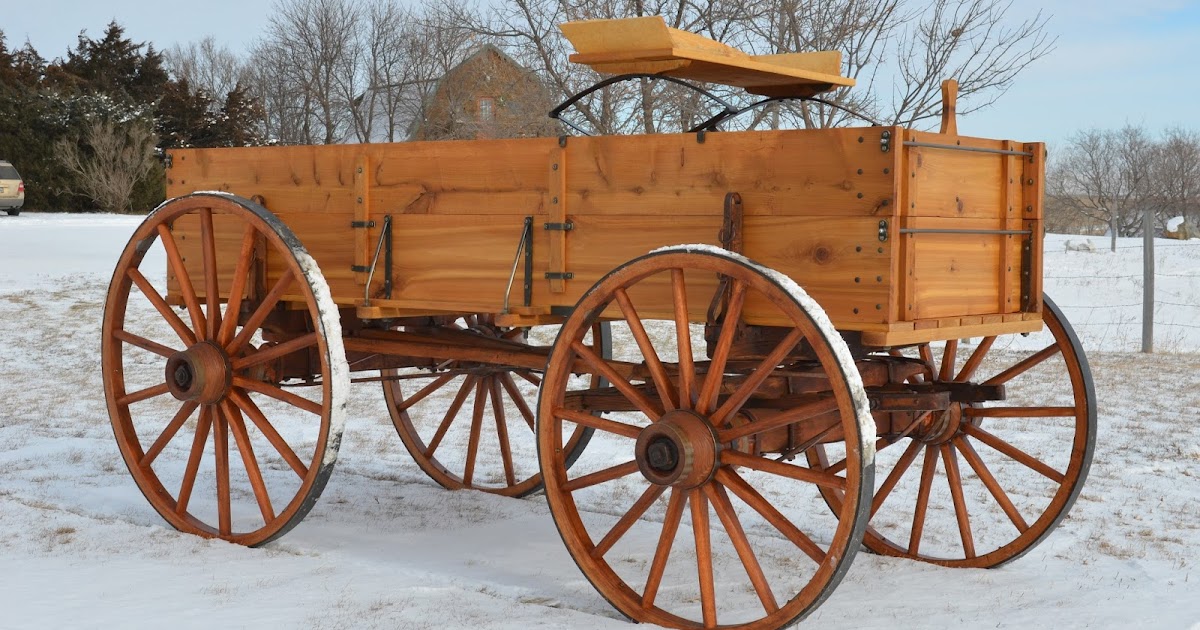 Hansen Wheel & Wagon Shop: Rustic Western Display Wagon