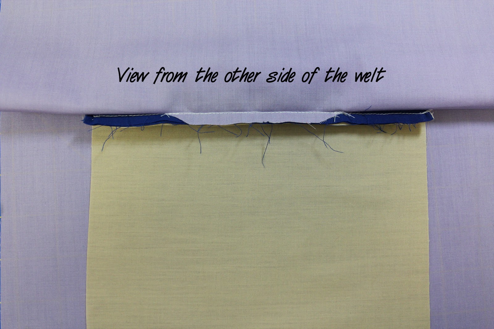 The Double Welt Pocket ~ Go Design