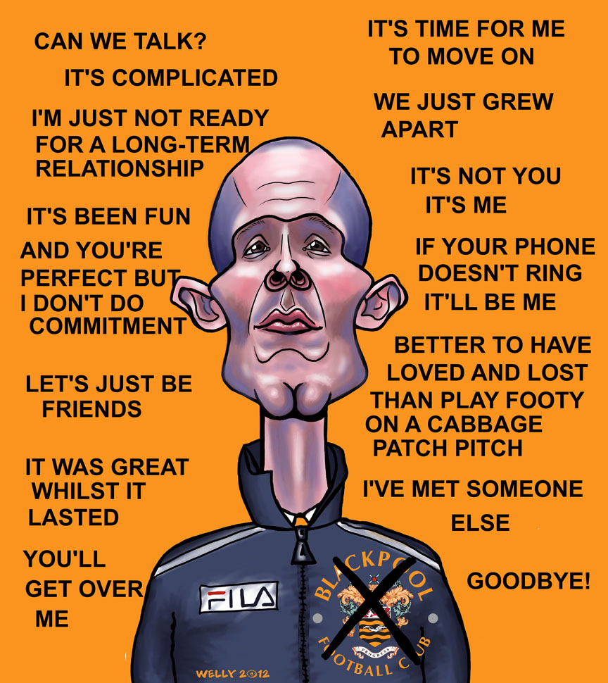 Welly's Caricatures And Cartoons: Michael Appleton, Blackpool FC ...