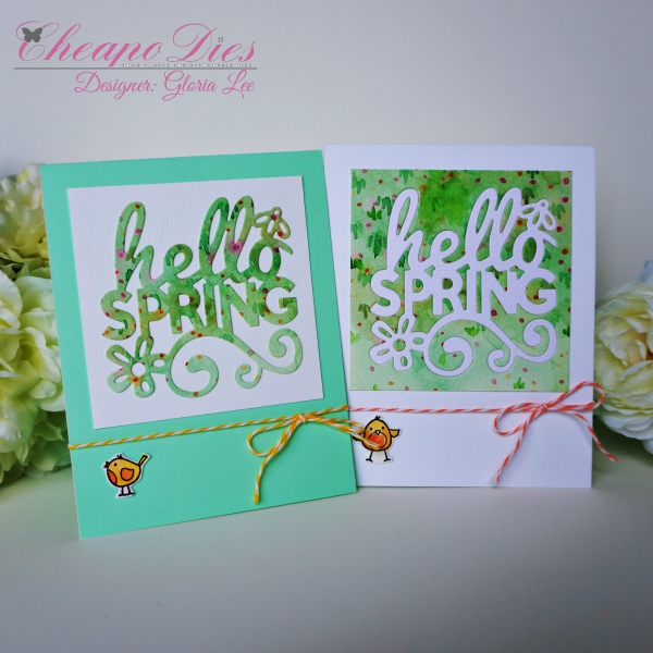 Gloria's craft room: Hello Spring!