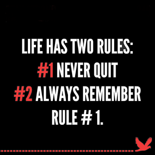 Awesomequotes4u.com: life has two rules ...