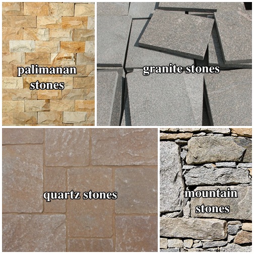 batuan landskap (jenis dan design) : debungor