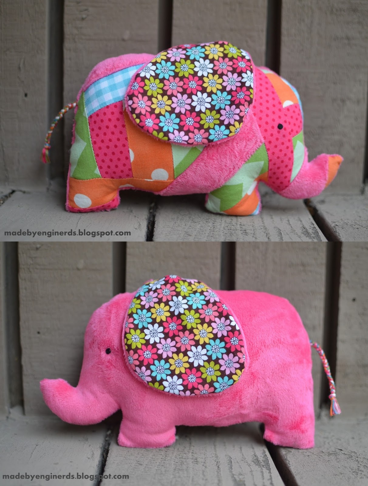 Made By Enginerds: Elephant stuffed animal tutorial (with pattern)!