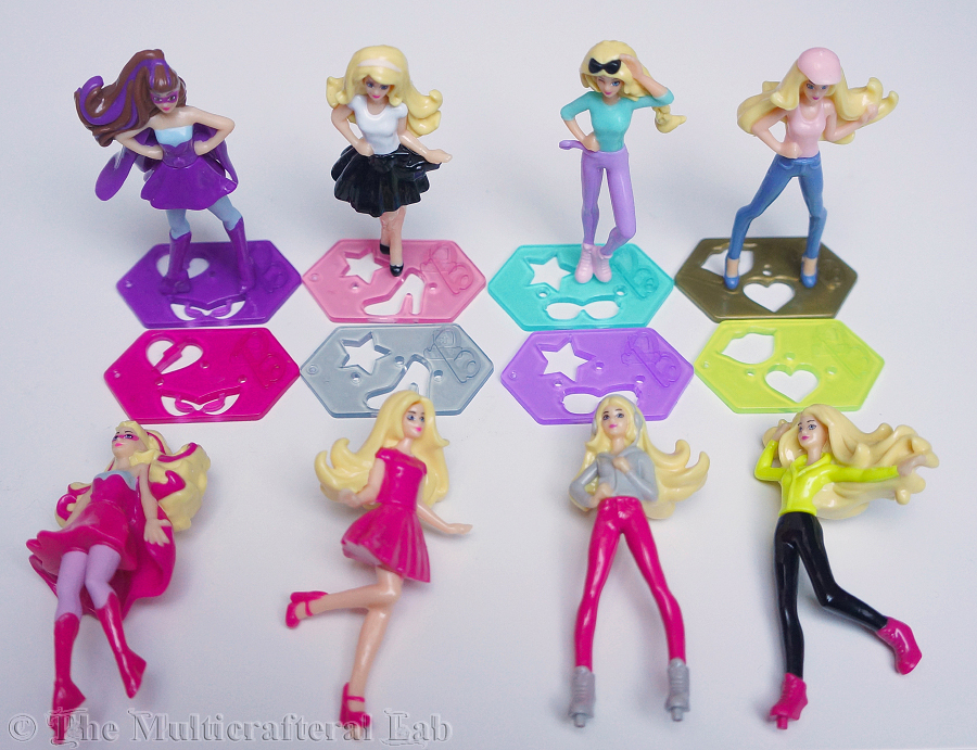 The Multicrafteral Lab: Full set Kinder Surprise Barbie 2016
