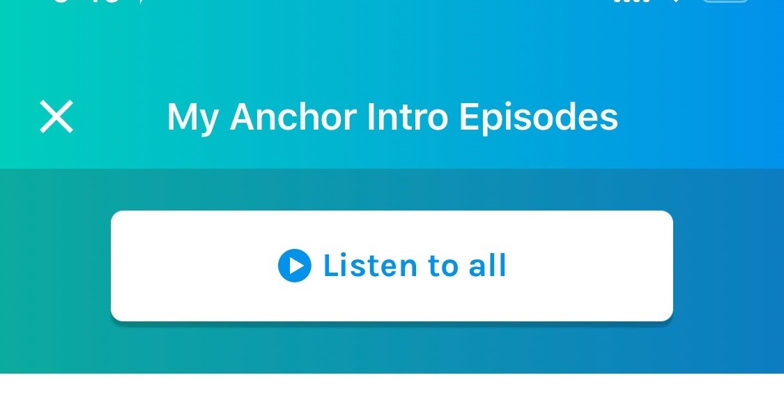 Introduction to My Anchor Intro