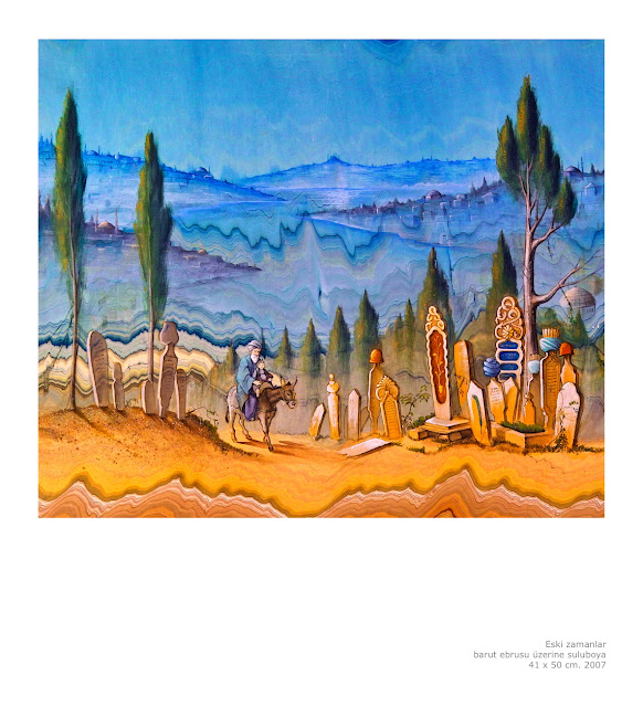 Garip AY: Painting on Ebru