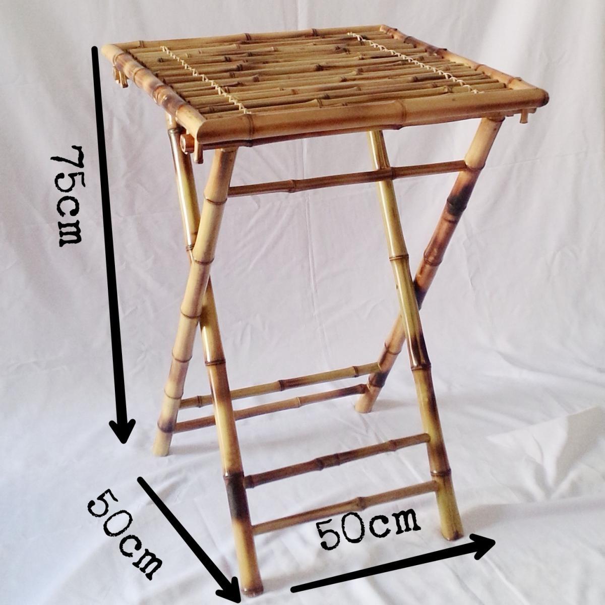 Dunia Bambu: Meja Bambu Pameran