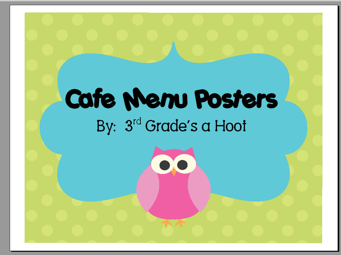 3rd Grade's a Hoot: Preview...