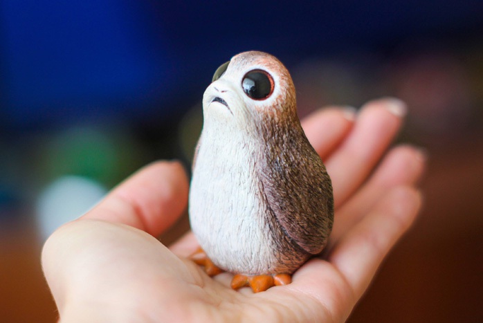 Últimas Tendencias: Adorable mini figura de Porg de Star Wars: The Last ...