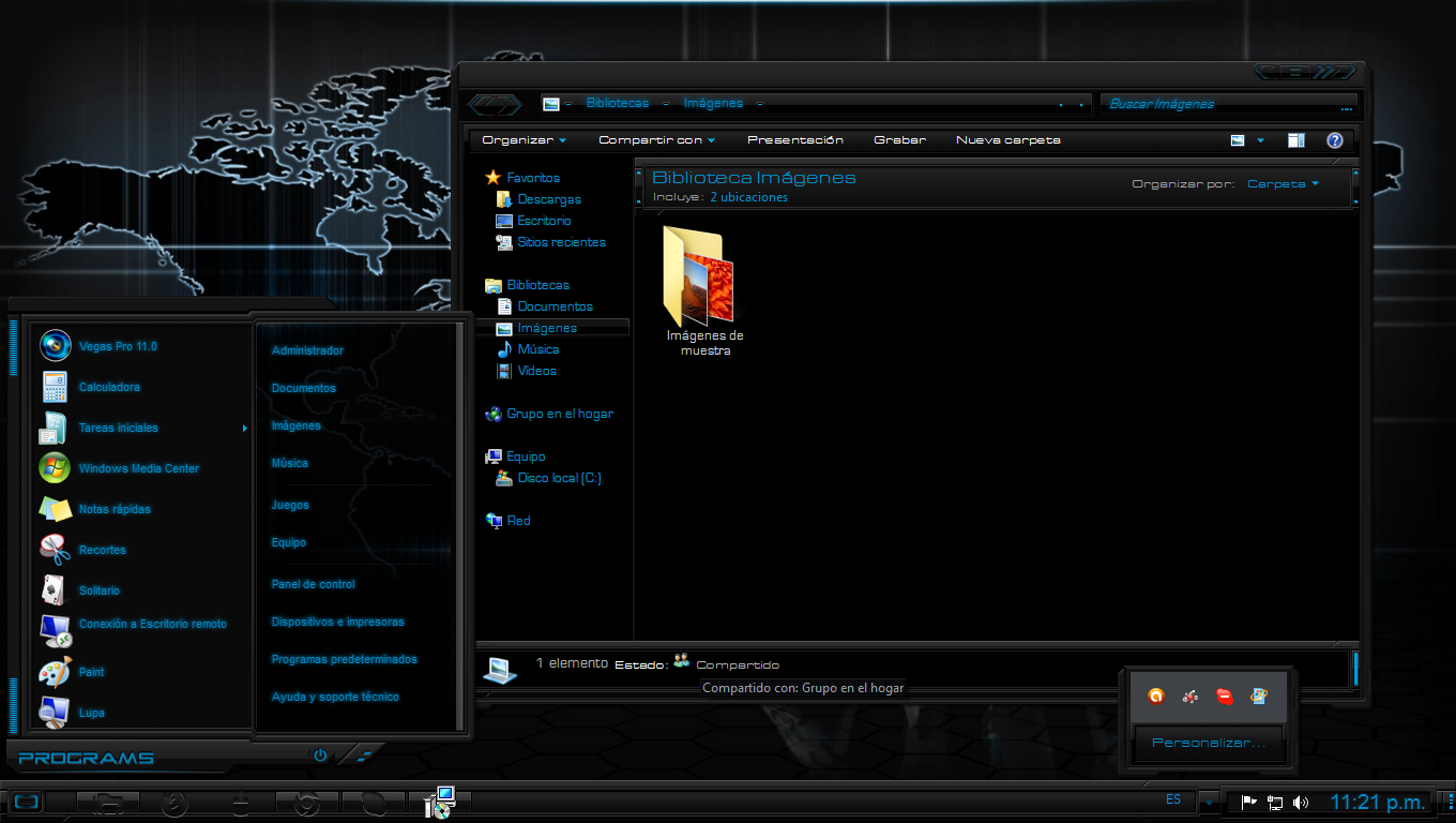 Temas Windows 7 | PERSONALIZA TU PC AL MAXIMO