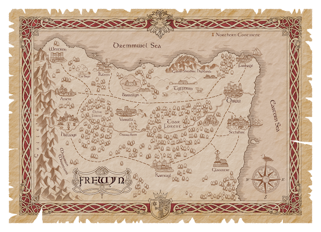 Art Showcase: The Map of Frewyn