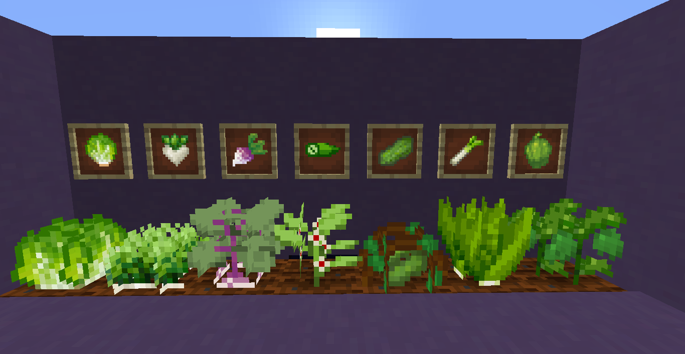 minecraft en txt: Todos los cultivos en HarvestCraft – Vegetales