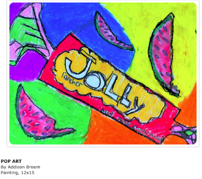 Art at Sanders Memorial: Pop Art Candy