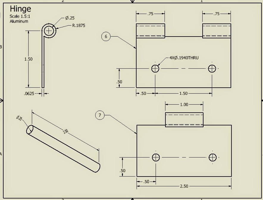 ENGR1304: Working Drawings in Inventor - pg 341