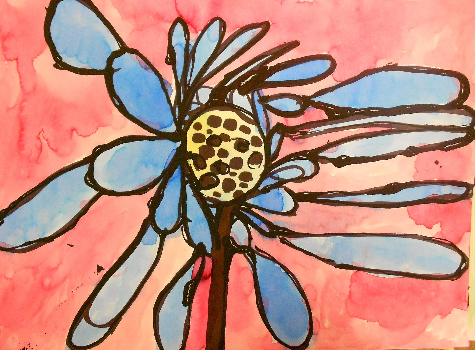 Art. Eat. Tie Dye. Repeat.: Kindergarten Georgia O 'Keeffe Flowers