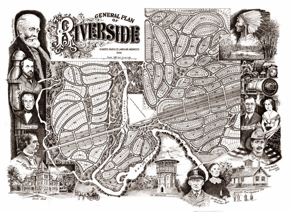 General Plan of Riverside, by Keith Webster Burnham