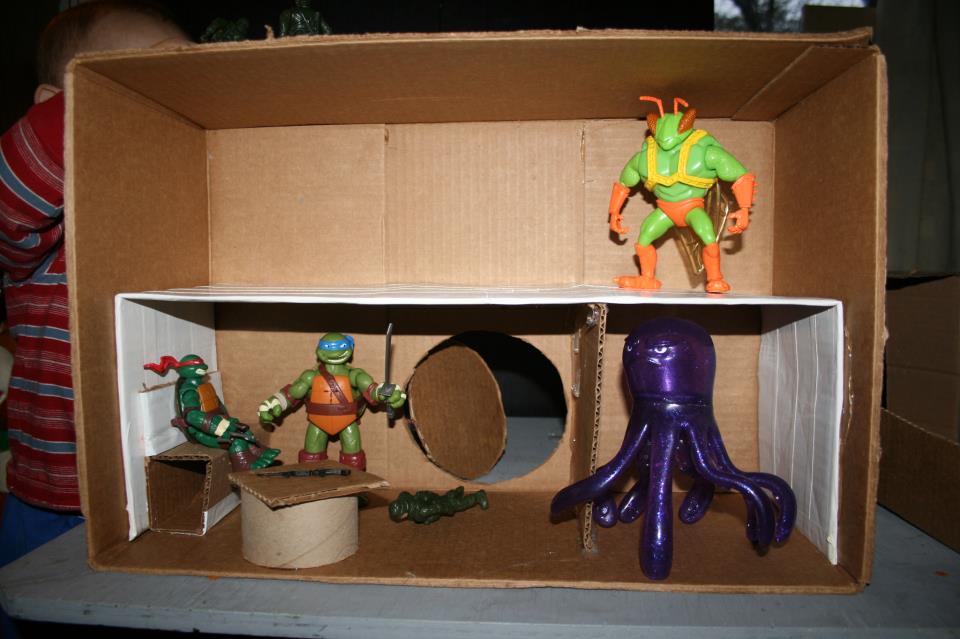 Misty's Creative Mind: DIY Teenage Mutant Ninja Turtle Lair
