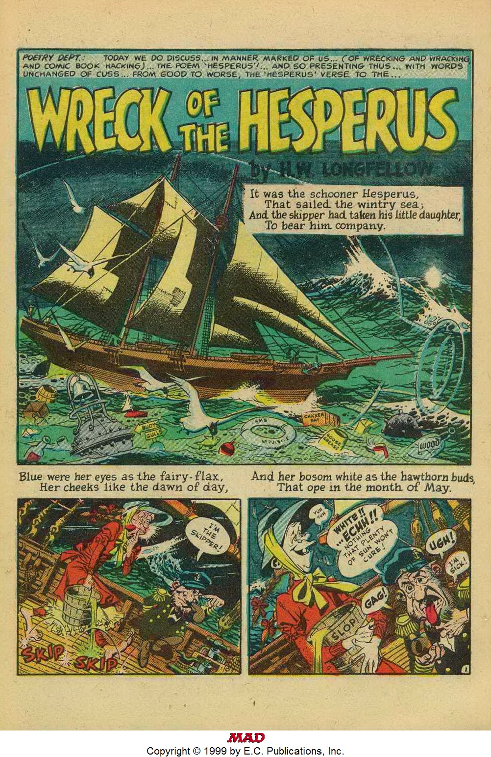 Chicken Fat: SUNDAY FUNNIES!! Hesperus's Wreck