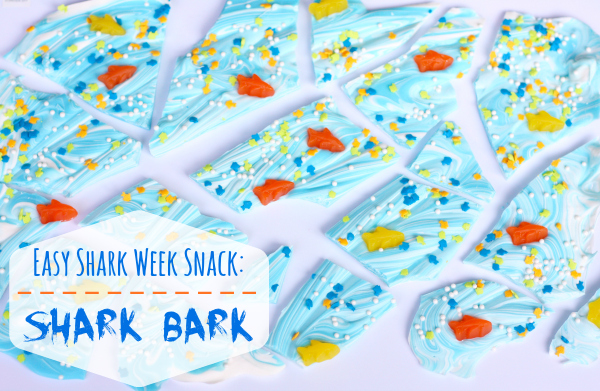 Magnolia Mamas : Kitchen Confessions: Shark Week Snack {Shark Bark}
