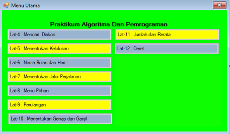 Contoh-Contoh Program Visual Basic 2010 Menggunakan Menu Utama (Daftar ...
