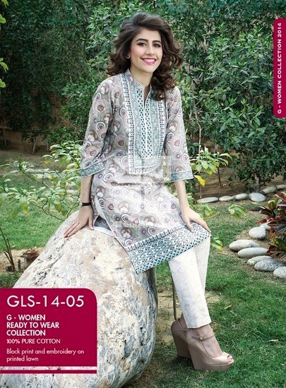 Gul Ahmed G-Women Ready to Wear Collection 2014 | Cotton & Printed Lawn ...