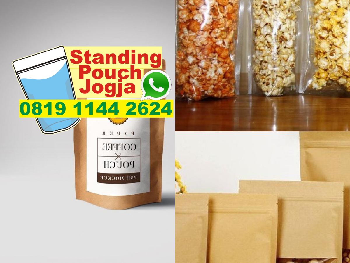 standing pouch jogja harga murah: Ukuran Plastik Standing Pouch 250 Gram