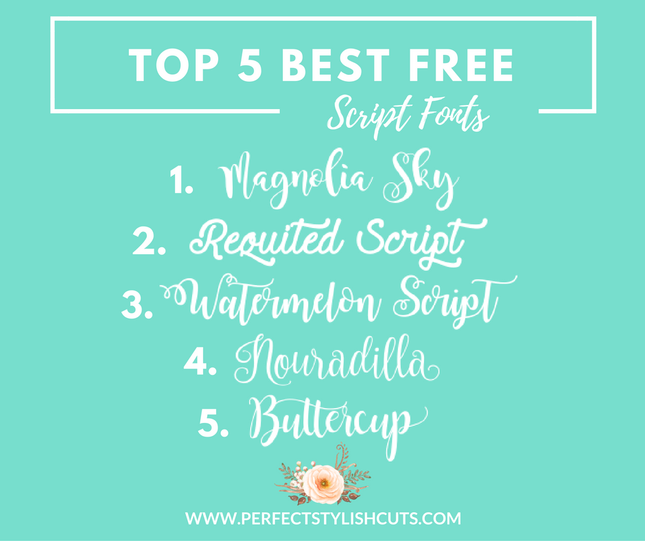 Best free script fonts - kotisilver