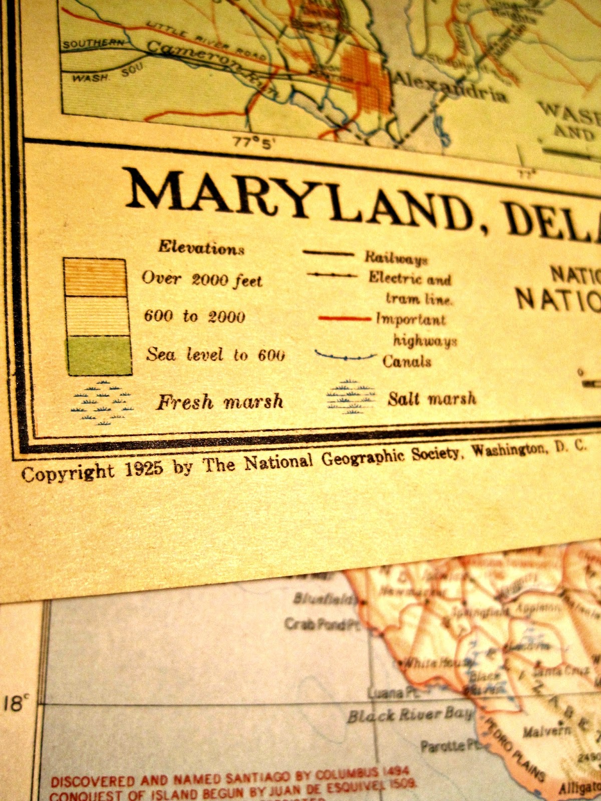 Sunday View: Inspired Sunday: Vintage Maps