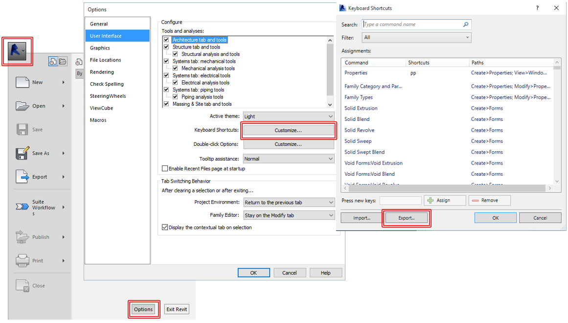 Revit Recess: Revit Keyboard Shortcut XML File