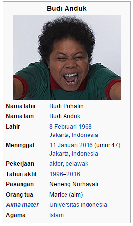 Musik Dan Profil dan Biodata Budi Anduk Terbaru ~ Nyunyu yang penting ...
