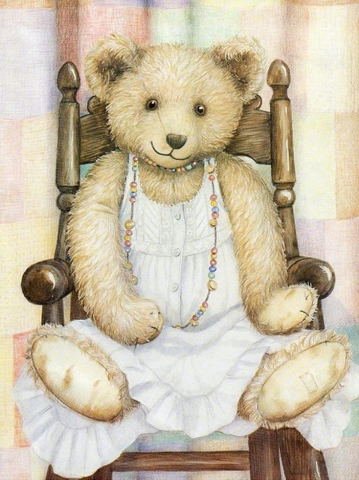 Illustrations /Teddy Bears on Pinterest | Teddy Bears, Vintage Teddy ...