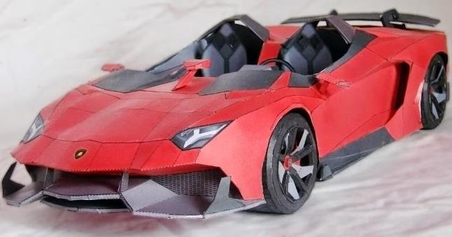 Papercraft Car Lamborghini Aventador
