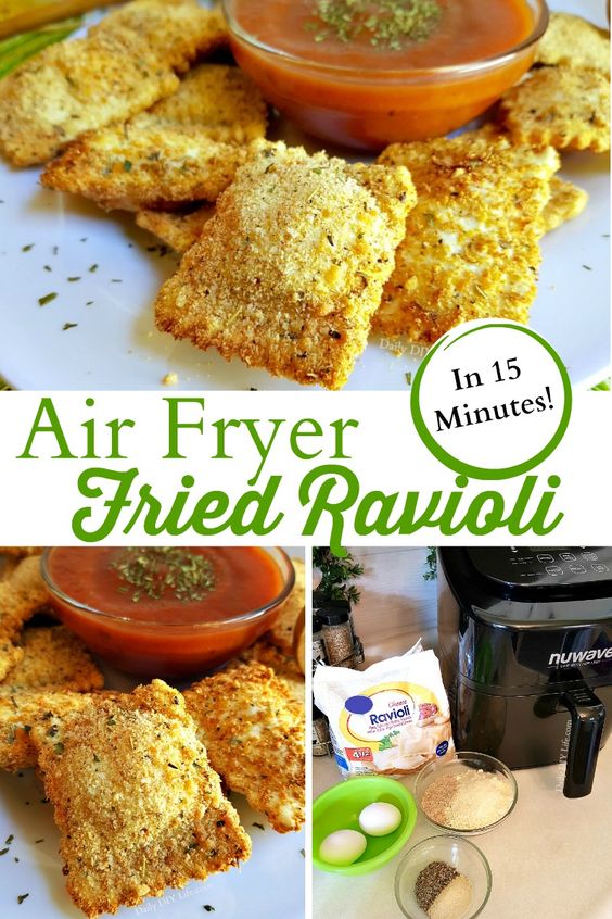 Fried Ravioli In Just 15 Minutes - Quick and Easy Air Fryer - Dessert ...