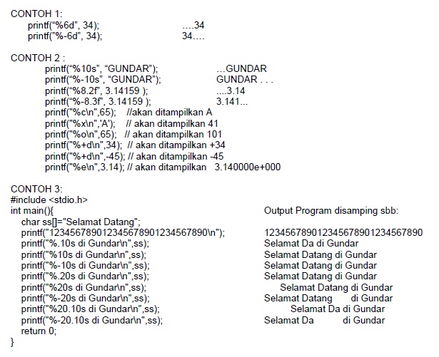Programmer and Networking: Input Dan Output Pada C