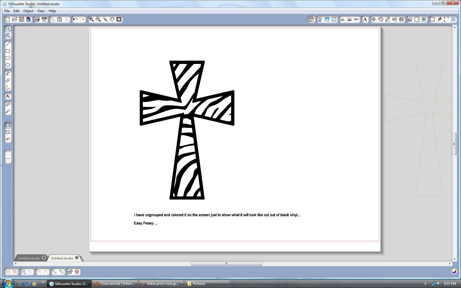 Tutorial: Creating a Shape with Pattern Inside - Finding Time To Create