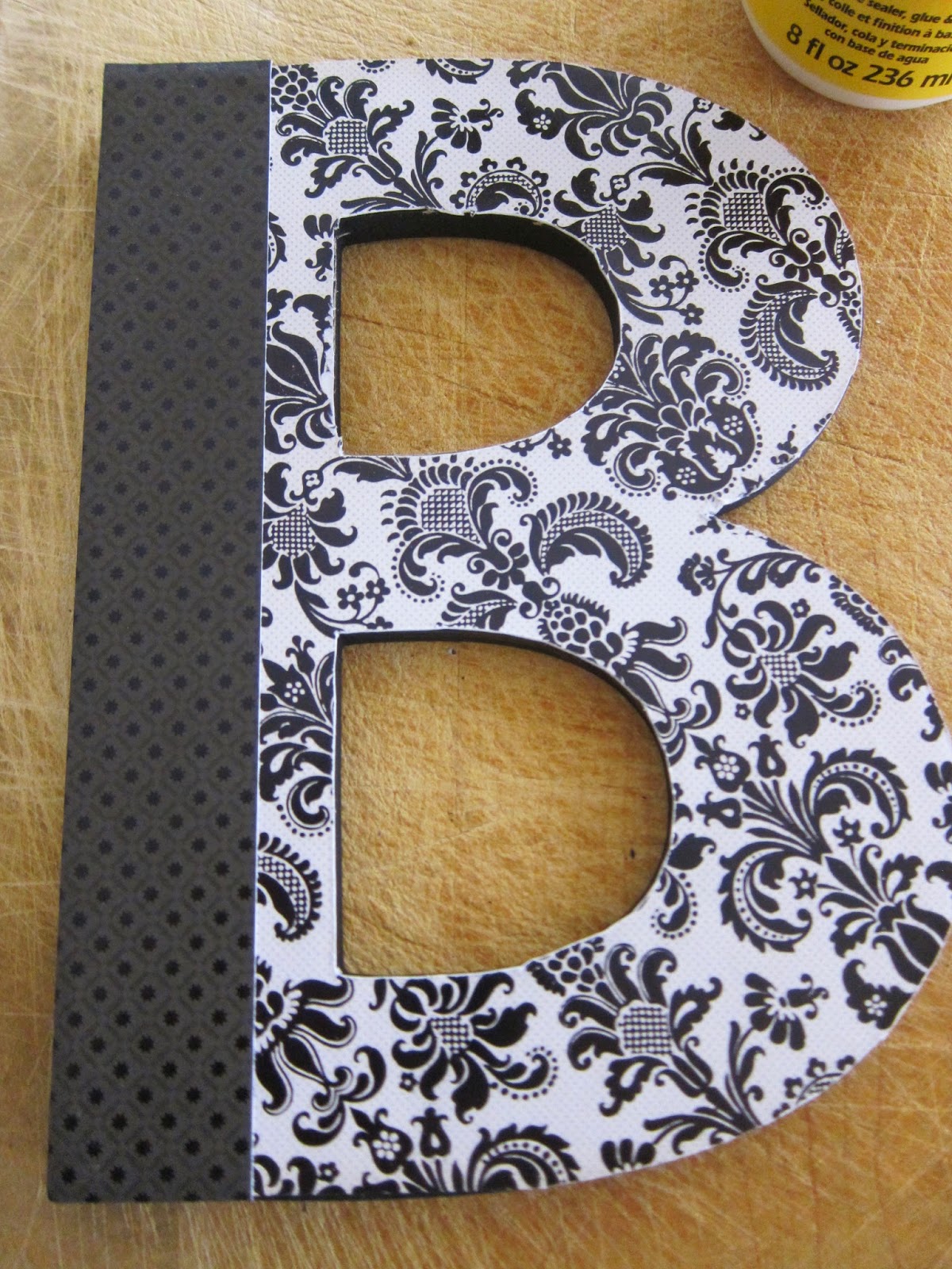 A Writer's Wife: Brooklyn's Nursery Project #2: Decorative Letter B in ...