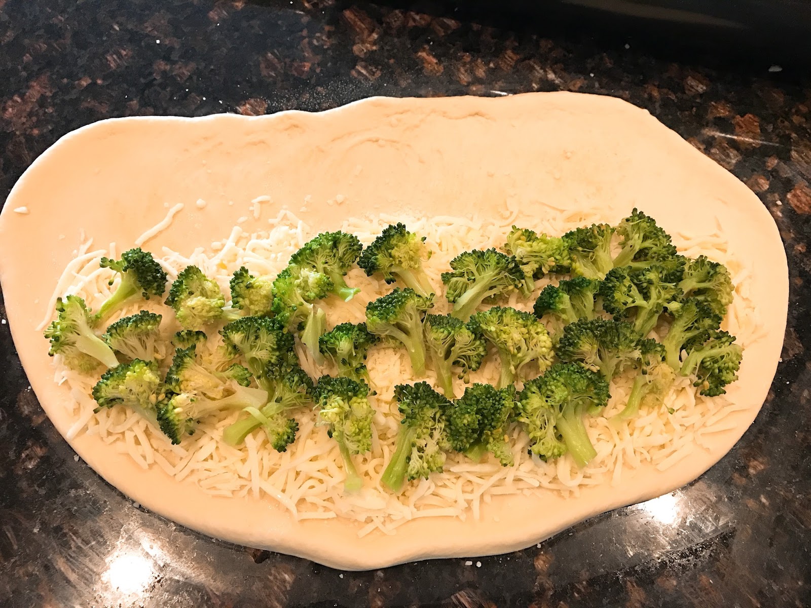 Broccoli and Cheese Calzone
