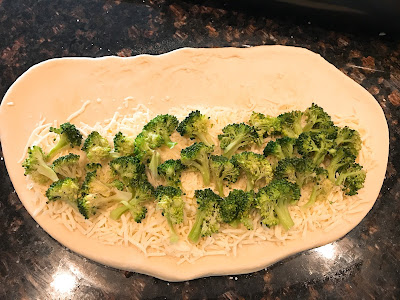 Broccoli and Cheese Calzone
