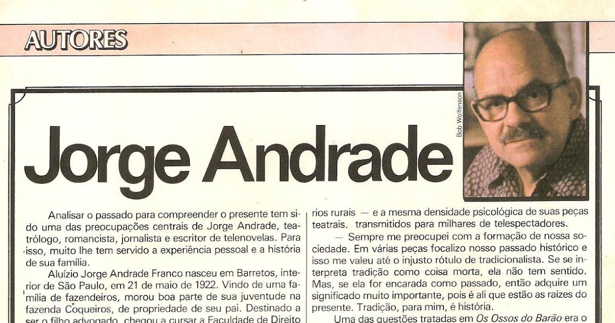 TUDO ISSO É TV: JORGE ANDRADE