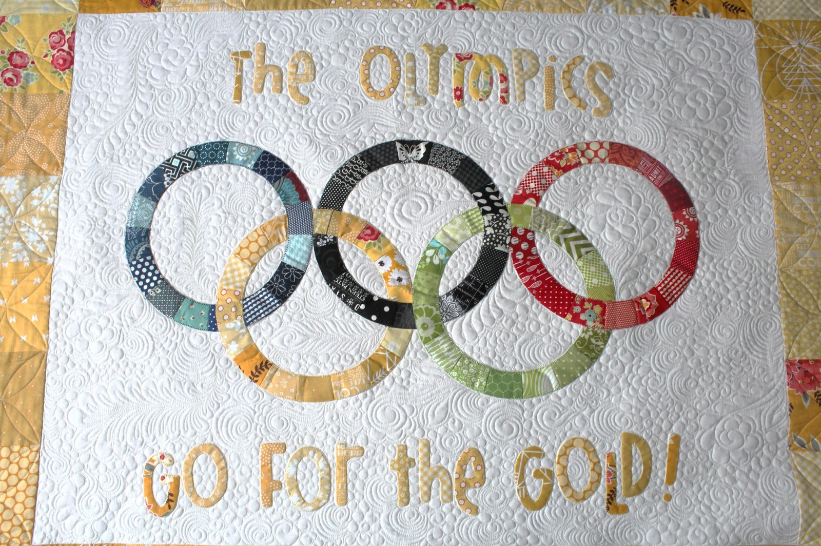 Natalie Ever After: The Olympics!!! (a quilt tutorial)