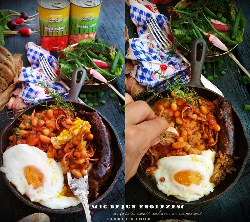 Angel's food: Mic dejun englezesc cu fasole, rosii, ochiuri moi si ...