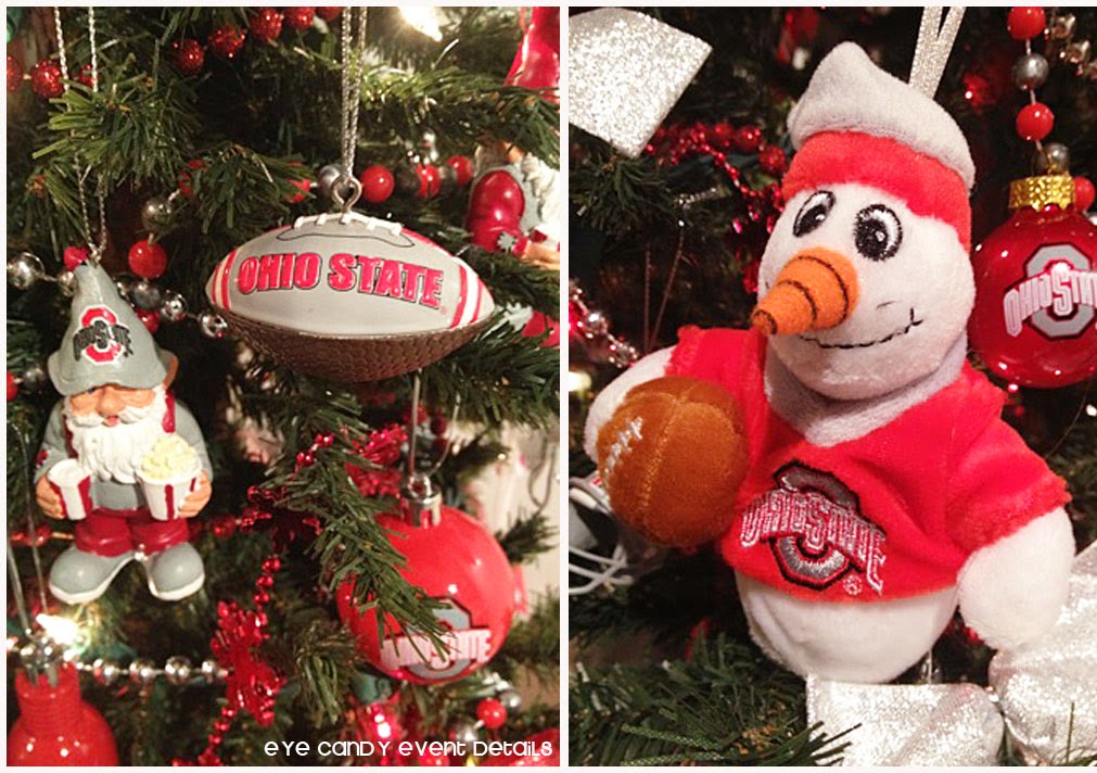 Eye Candy Creative Studio: {HOME} Man Cave Christmas Decor + OSU Tree