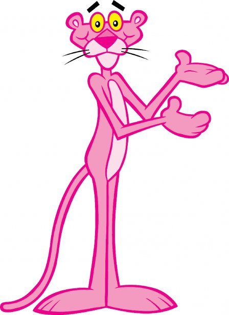 Imagenes de la pantera rosa con brillos - Imagui