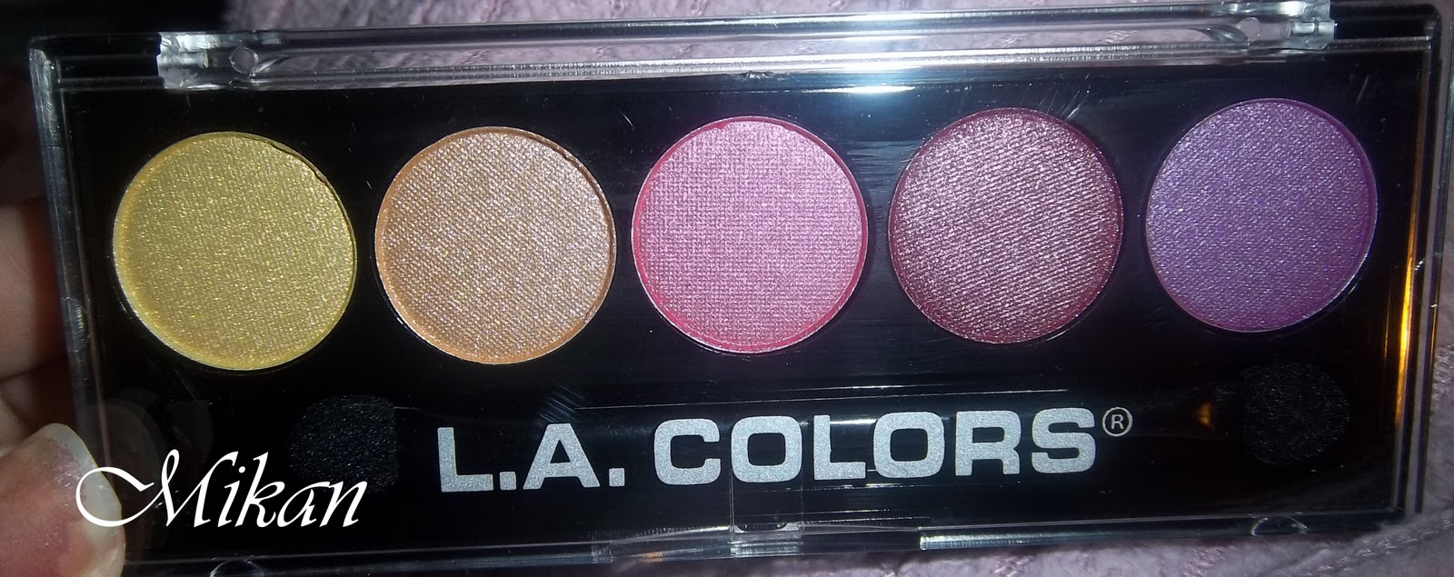 Casual Mikan Gyaru: L.A. COLORS 5 Color Metallic Eyeshadow Palettes ...