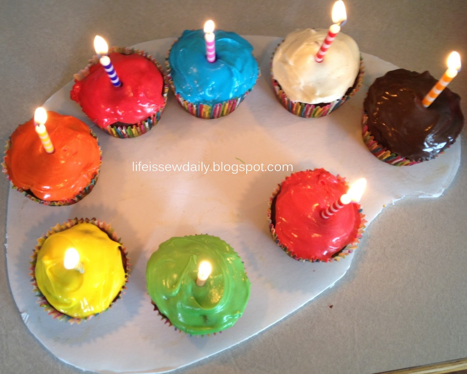 Life is {Sew} Daily: An Artistic Birthday {the 'cake'}