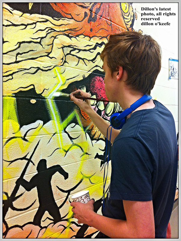 EverythingCroton: DILLON O'KEEFE'S LATEST MURAL