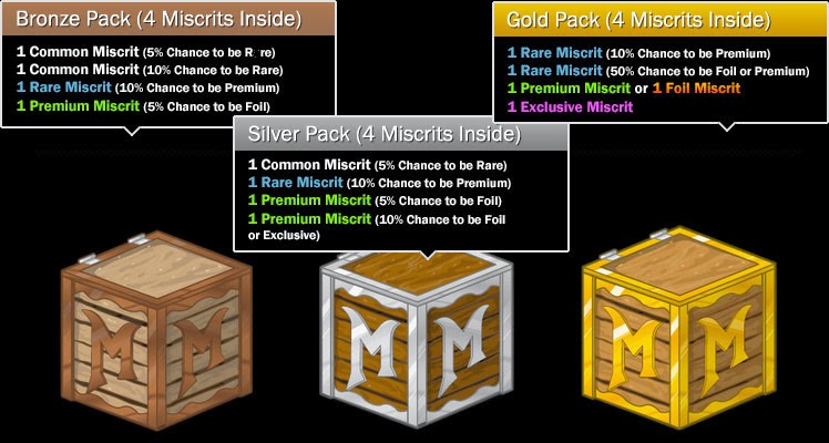 Miscrits Packs