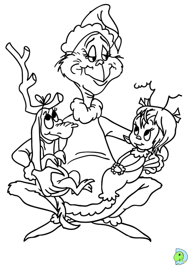 Dinokids - Desenhos para colorir: Desenhos do Grinch para colorir