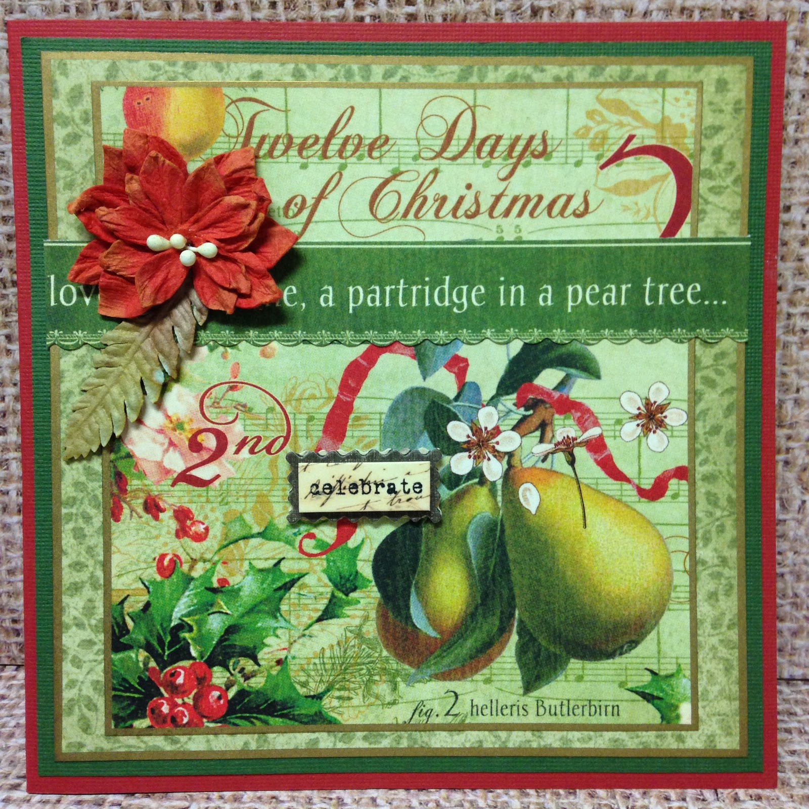 SewPaperPaint: Twelve Days of Christmas Cards with Graphic 45